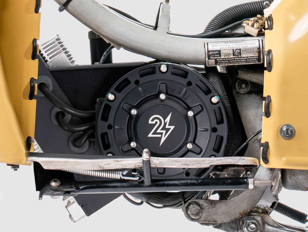 Elektromotor Umbausatz für KR51/1 und KR51/2, Second Ride, Simson Schwalbe